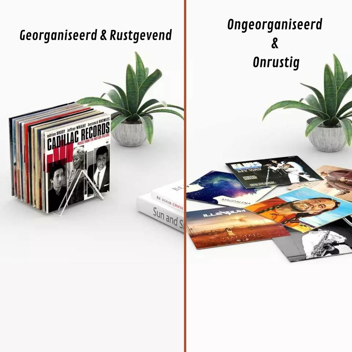 Lp Opbergsysteem – Transparant – Voor 22 Platen – Zwevend Design – Lp ...