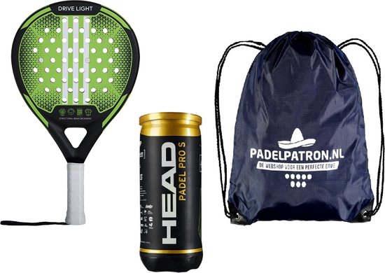 Adidas Drive Light 3.2 2023 Padel Racket met PadelPatron rugzakje en ...