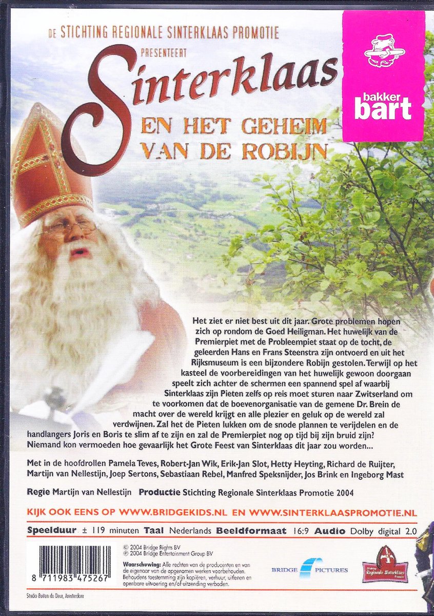 Sinterklaas En Het Geheim Van De Robijn (DVD) (Dvd), Sinterklaas | Dvd ...