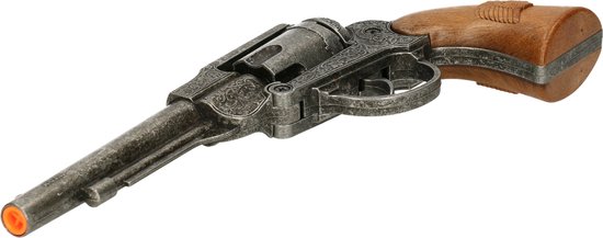 Ouderwetse revolver - 8 schoten - plaffertjes pistool - western ...