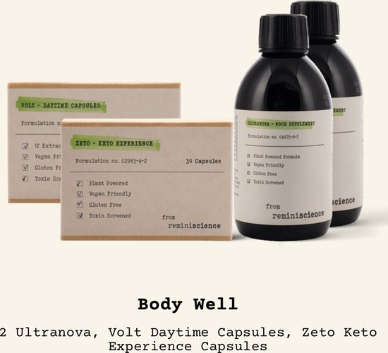 Body well pakket , krachtig afslank pakket, vegan, | bol.com