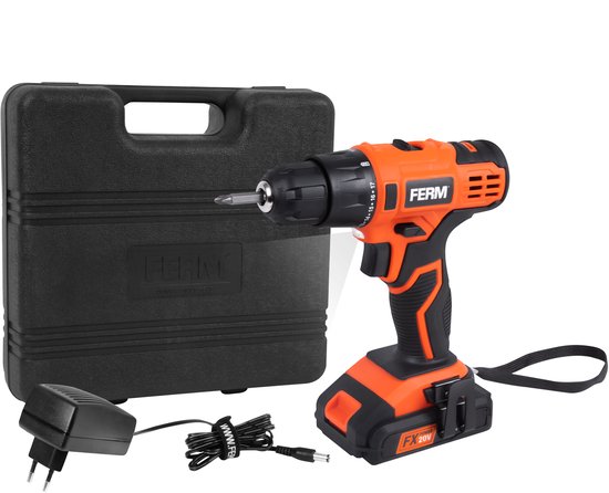 FERM - AX-POWER - CDM1164 - Accuboormachine - 20V - met - 2.0Ah accu ...