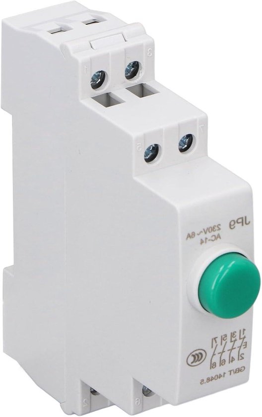 2NO 2NC Pushbutton Switch for Din Rail Electric Line Control with LED ...