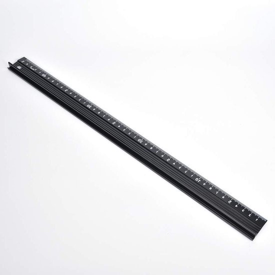 Cutting Ruler Measuring Tool for DIY Production - Aluminum (L type 45cm ...