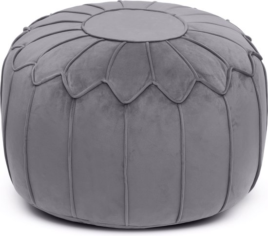 Ontspannen Zitzak Voetenbankje Kunstleer Ottoman Bean bag Poefs ...