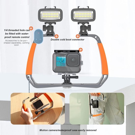 Onderwaterfotografie Rig Stabilizer Aluminium Micro Film Making Kit ...
