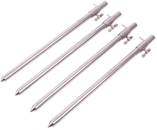 Ultimate T-Screw Stainless Steel Bankstick 30-50cm (4 stuks ...