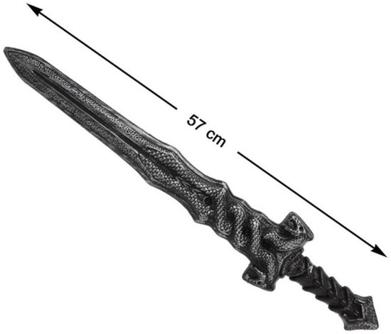 Atosa Zwaard voor een Krijger/ridder - verkleed speelgoed - 57 cm ...