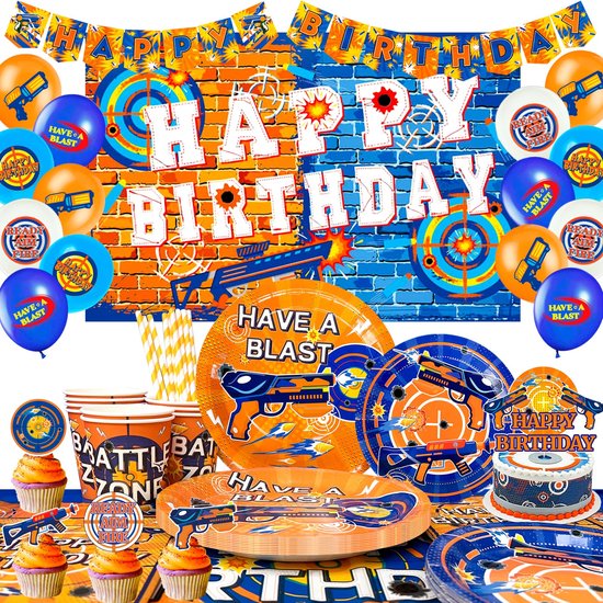 Dart War Party Supplies,170 Pcs Dart War Party Decorations & Dart War ...