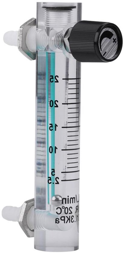 Zuurstof lucht gas debietmeter 25-25LPM 8 mm buis doorstroommeter met ...