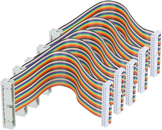 HTML 5 Stuks GPIO-kabel 40-pins Man-vrouw Draad 20 Cm Lengte voor T ...