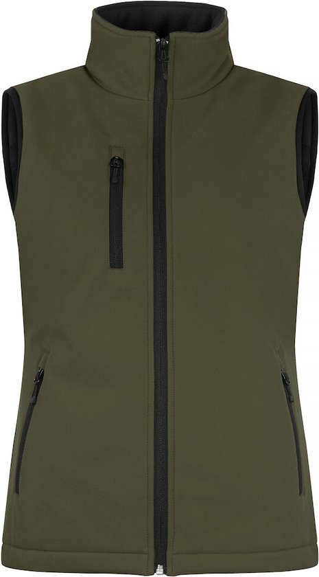Clique Padded Softshell Vest Women 020959 - Mistgroen - XS | bol