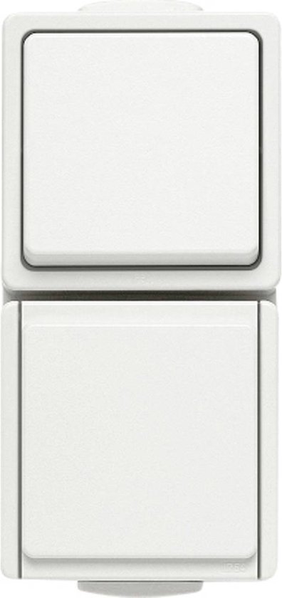 N & L 22534 Compleet Opbouw spatwaterdicht Wit 1 stuk(s) | bol