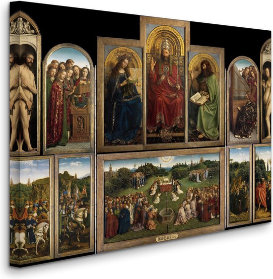 Jan van Eyck, Ghent Alterpiece - Het Gentse altaarstuk (1432) - 2:3 | bol