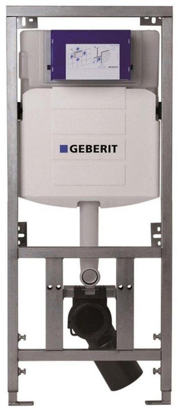 QeramiQ Dely Toiletset - Geberit UP320 Burda inbouwreservoir - witte ...