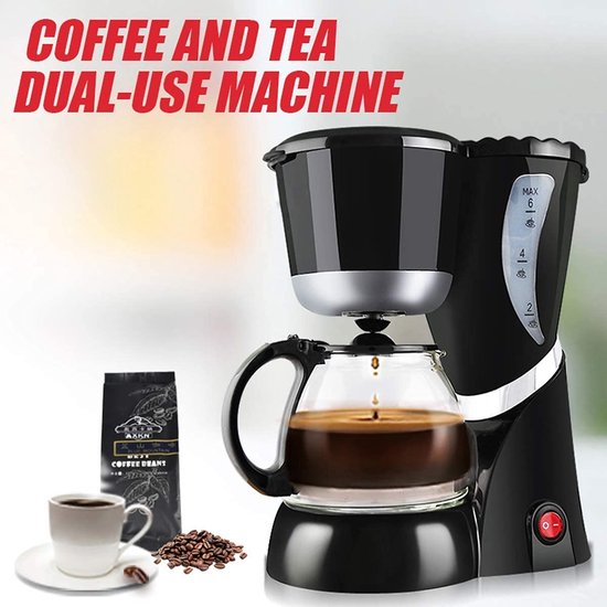 Portable Coffee Machine, Fully Automatic Filter Coffee Machine, Anti ...