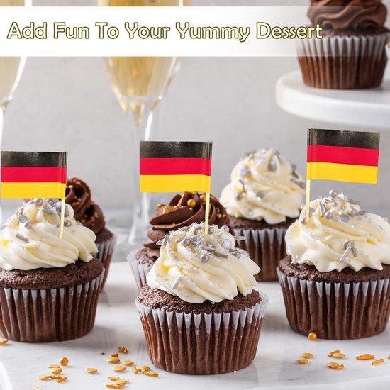 100 stuks Tandenstokervlaggen 2024 Wereldvlaggen Cocktailstokken ...