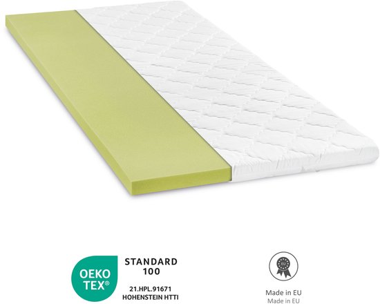 Bodyprotect topper 80 x 200 x 6 cm, visco matras topper, visco foam ...