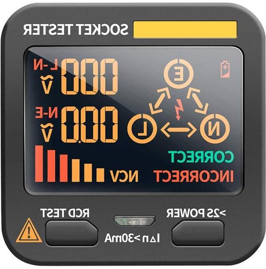 Multifunctionele Digital Display Socket Tester - Elektrische Ground ...