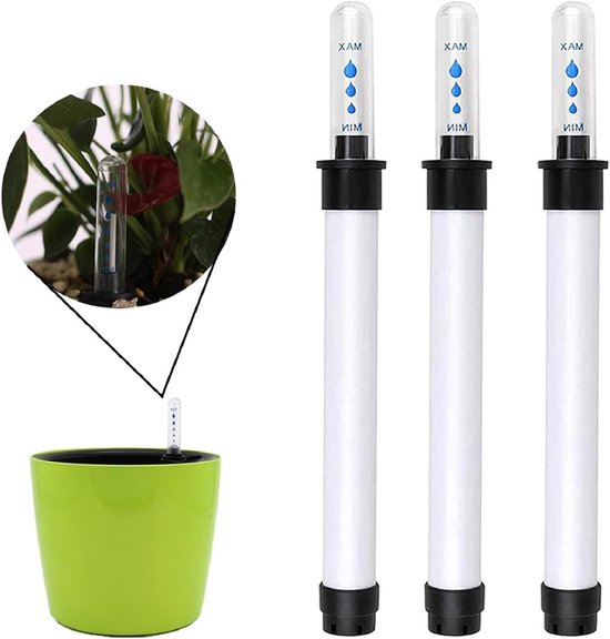 Waterniveau-indicator van de bodem vochtmeter - 3 stuks planten ...