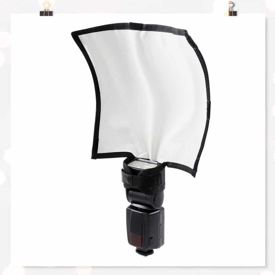 Flash Diffuser Reflector Softbox - Universele Bender voor flitslicht Buigbaar... | bol