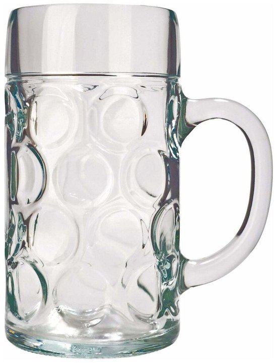 Steiner Glas - Oktoberfest Bierpul - 1 l - Glazen Bundel - 4 stuks | bol