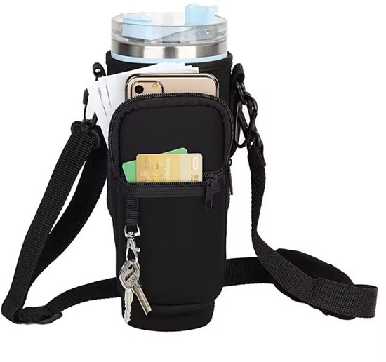 Waterfles Draagtas – Geschikt voor Stanley Cup 40oz – Telefoonhouder ...