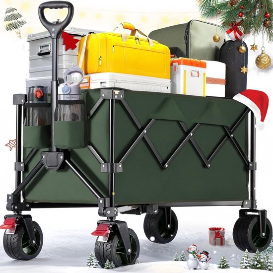 Bolderkar kinderenvervoer - Bolderkar - Opvouwbaar - Bolderwagen - Transportkar -... | bol