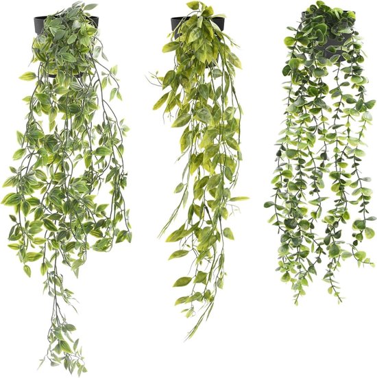 Hangende Groene Simulatie Planten 3-delig Mandragora 80 cm Erwt 65 cm ...