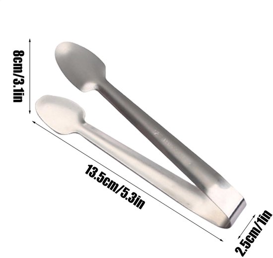 Buffet Tongs - Ice Block Stainless Steel Tongs, Serving Tongs For ...