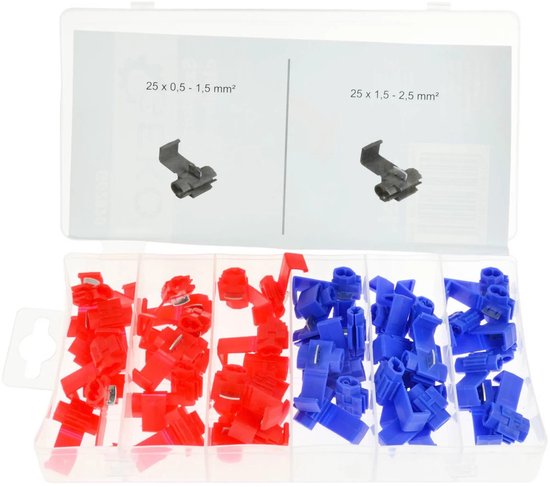 GEKO Quick splice connector set - snel en eenvoudig bedraden - 50 stuks ...