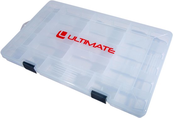 Ultimate Tacklebox Clear 36x22.5x5cm | Tackle box | bol