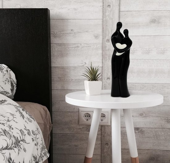 Liefdevol Paar Keramisch Deco Figuur - Symbool voor Liefde & Geluk ...