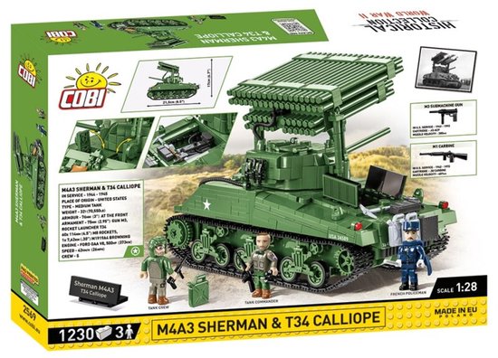 COBI® EXCLUSIVE M4A3 Sherman & T34 Calliope - Uitvoerende editie - COBI ...