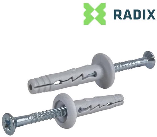 Radix - FX Pro - Nagelpluggen/Slagpluggen - Grote kraag - 6 x 32/5mm ...