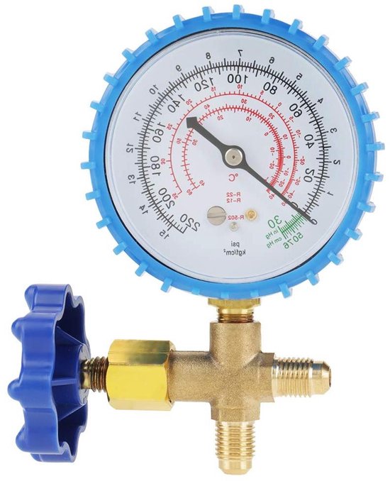 Koelmiddel Bijvullen Manometer Nauwkeurige Vullen Controleer Druk voor ...