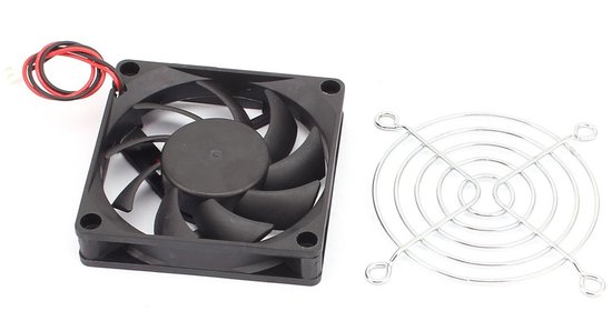 Ruilogod DC 24V 70mmx70mmx15mm pc CPU Computer Cooling Fan w Metal ...