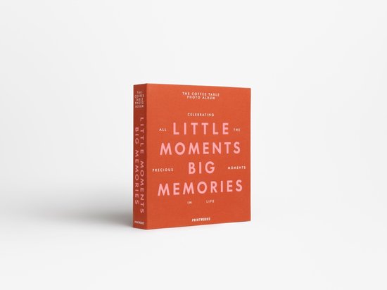 Printworks Fotoalbum - Little Moments Big Memories - Oranje | bol