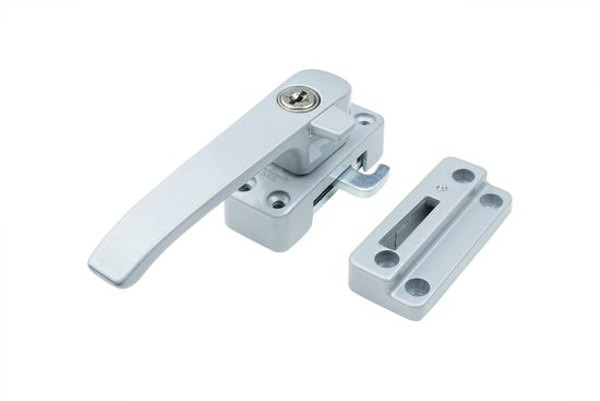 Wovar Raamsluiting met slot SKG aluminium links | Per stuk | Raamboom | bol