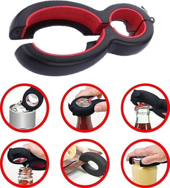 Knaak Multifunctionele Opener - 6-in-1 - Ouderen Opener - Allesopener | bol