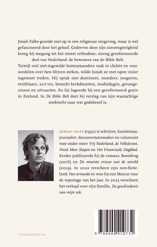 De Bible Belt, Jonah Falke | 9789400410732 | Boeken | bol