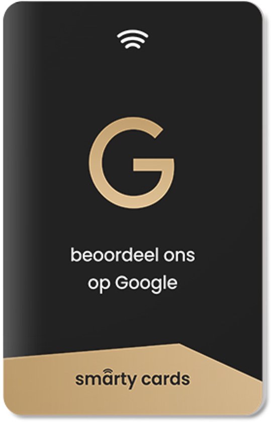 Smarty Cards Luxe - Google Review Kaart - NFC - Luxe - Hoogwaardige Beoordelingen | bol