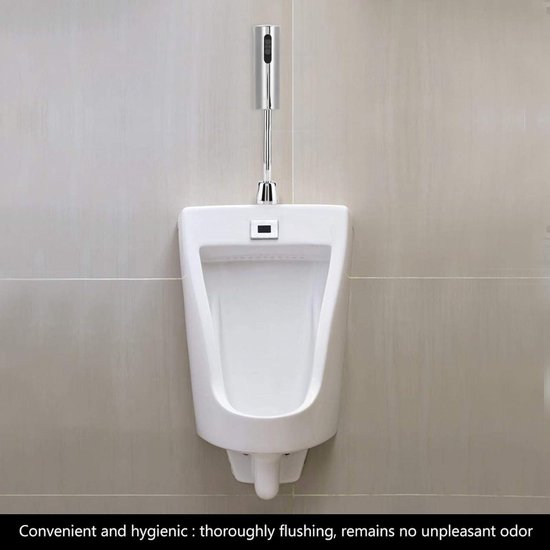 Automatic Sensor Urinal Flush Valve Wall Mounted Touchless Brass ...