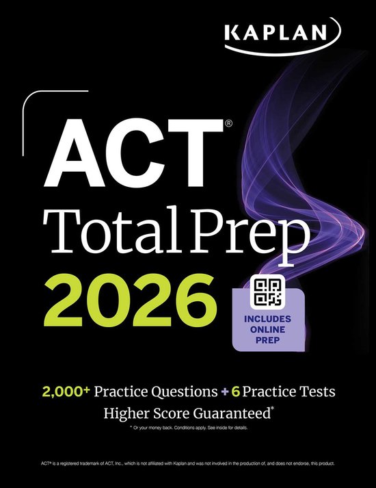 Kaplan Test Prep- ACT Total Prep 2026 | 9781506297590 | Boeken | bol
