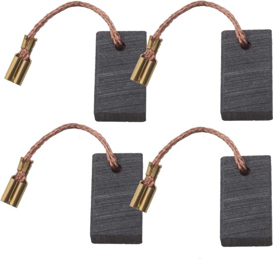 Koolborstels 5x10x16mm Metabo W8-125 W7-115 W7-125 WE14-125Plus - 2 ...