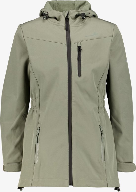 Mountain Peak meisjes softshell parka jas groen - Maat 134/140 ...