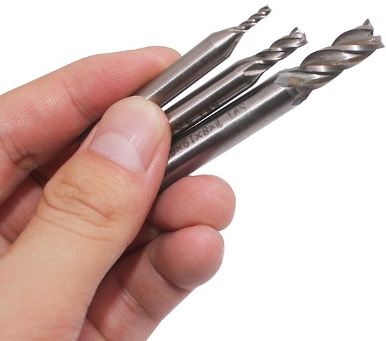 Afunta 4-vouw boor set van 10-0,2-1,2 cm - HSS CNC rechte schacht ...