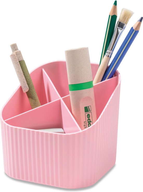 Han Re-Loop pennenbakje, PP, pastelroze 6 stuks | bol