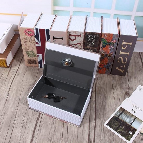 Book Safe with Key Lock - Home Dictionary Diversion Safe Lock Box ...