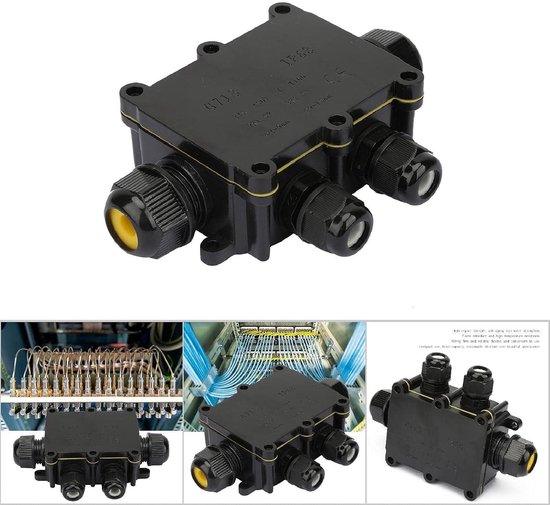 Waterproof Electrical Junction Box for Outdoor Equipment - Four-Way ...
